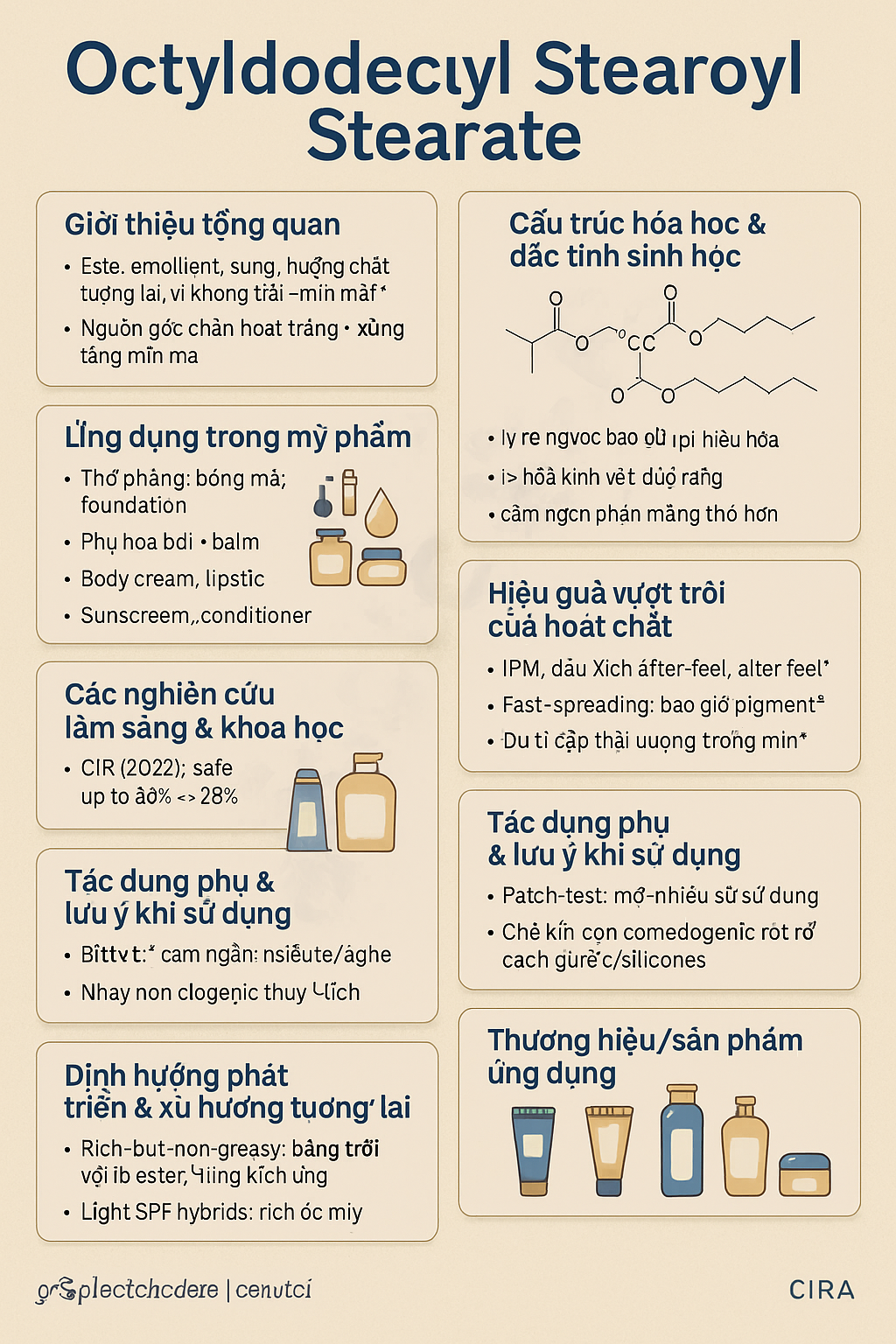 Octyldodecyl Stearoyl Stearate Là Hoạt Chất Gì, Công Dụng Trong Dược Mỹ ...